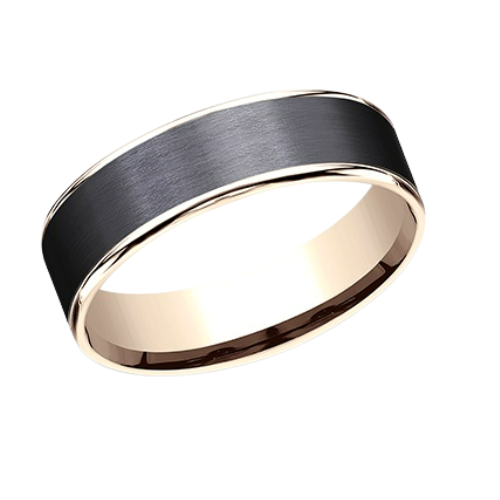 The BRUSHED BLACK TITANIUM Men's Band – CALVIN'S Fine Jewelry