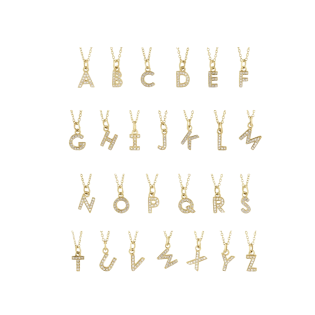 The GINA Initial Necklace – CALVIN'S Fine Jewelry